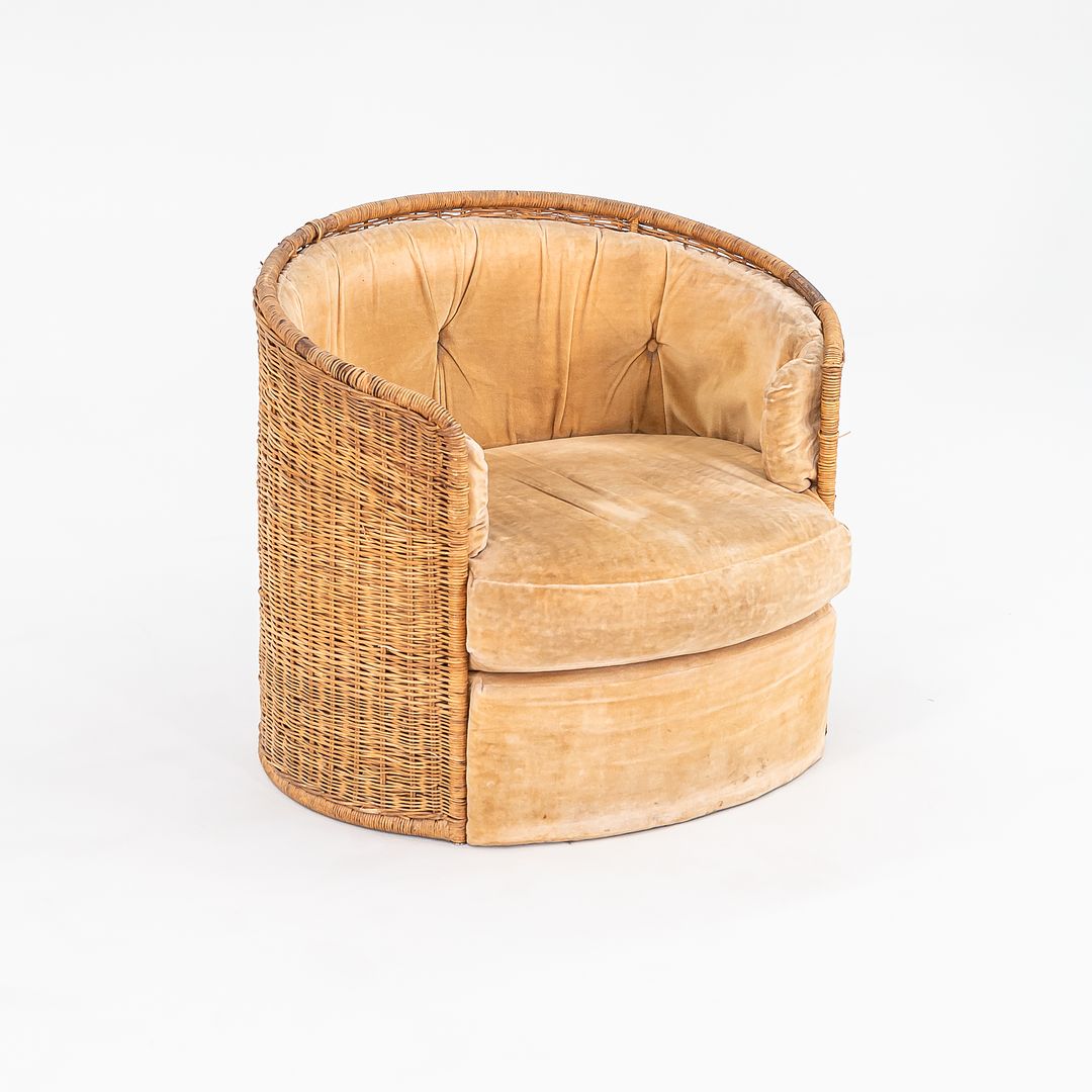 Rattan Barrel Chair