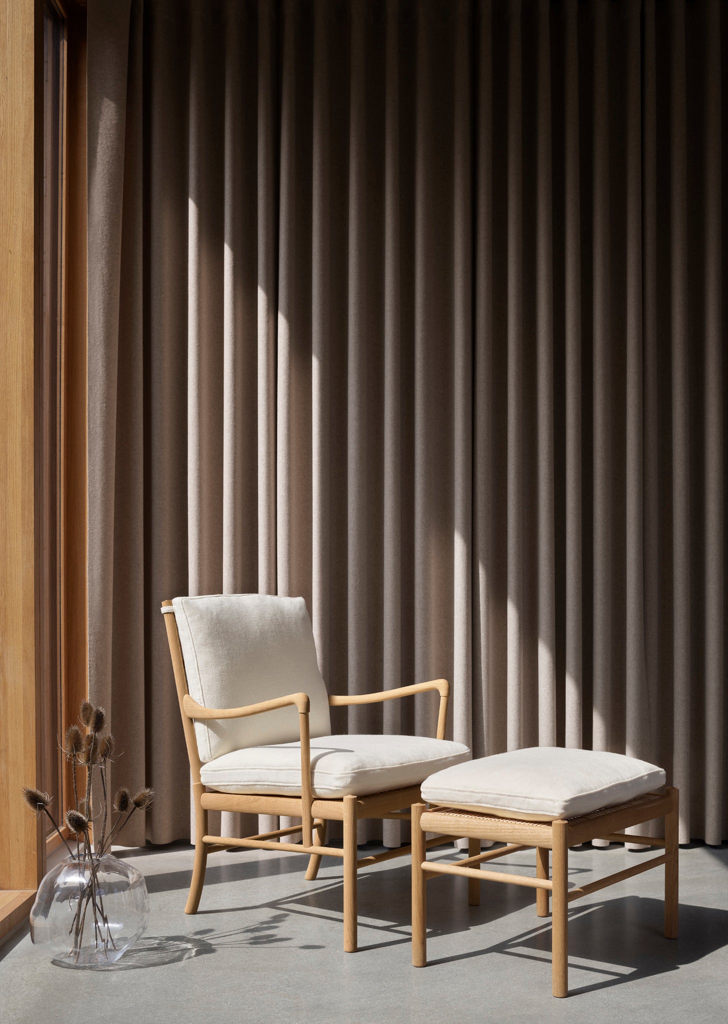 OW149F Colonial Footstool by Ole Wanscher — Rarify