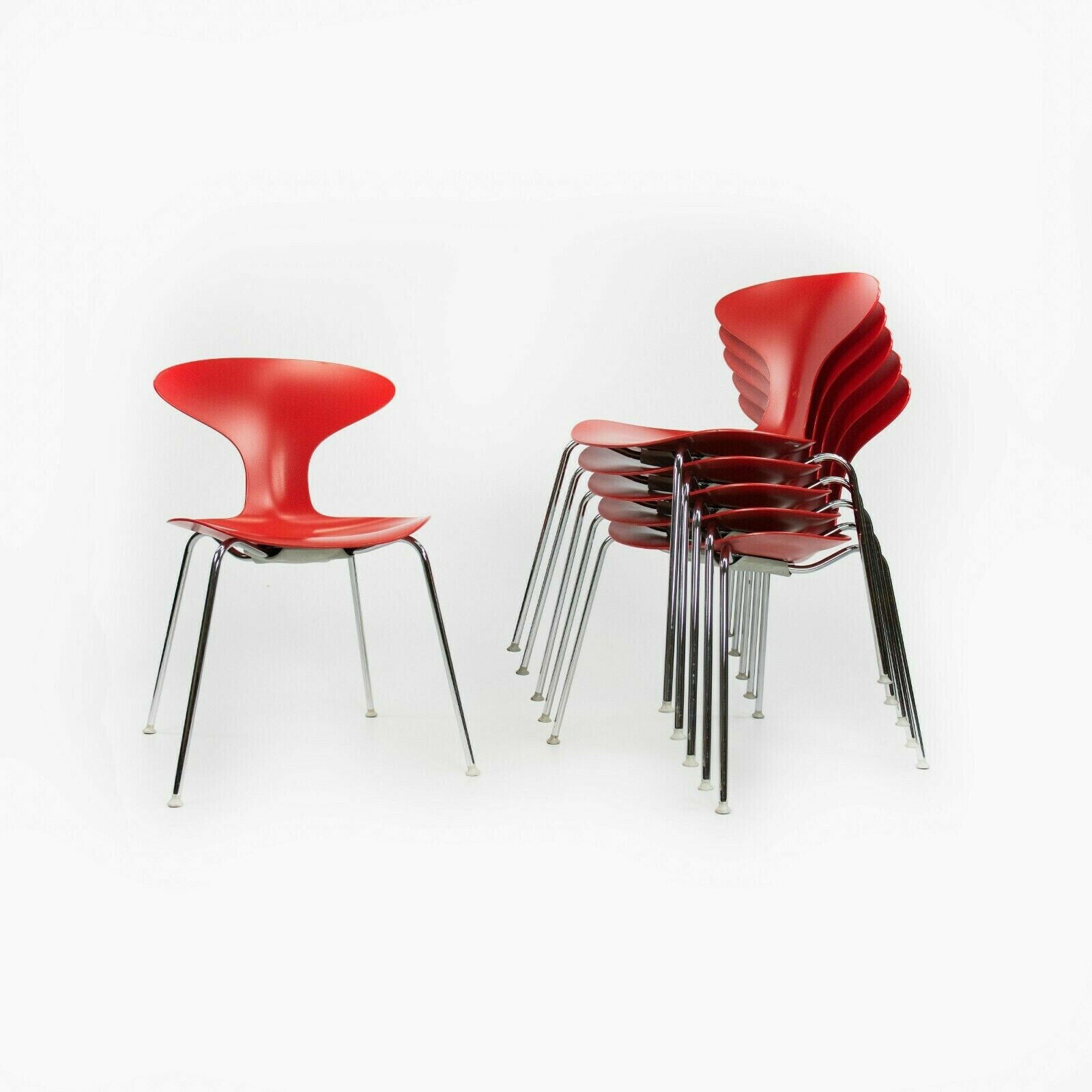 2010s Ross Lovegrove Orbit Chair by Bernhardt Design in Red Plastic ...